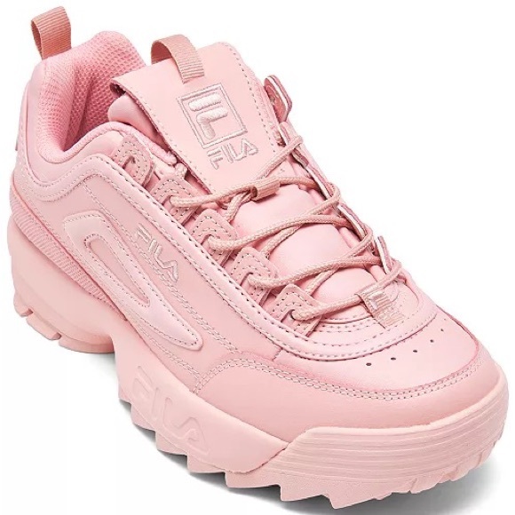 Fila | Shoes | Fila Womens Pink Disruptor Ii Premium Casual Sneakers ...